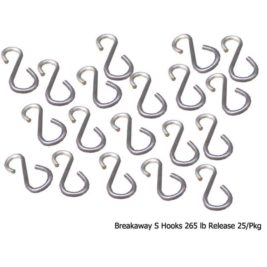 Break-Away S-Hook, 265 lbs. Release