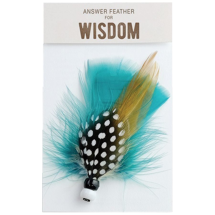 Answer Feather - Teal