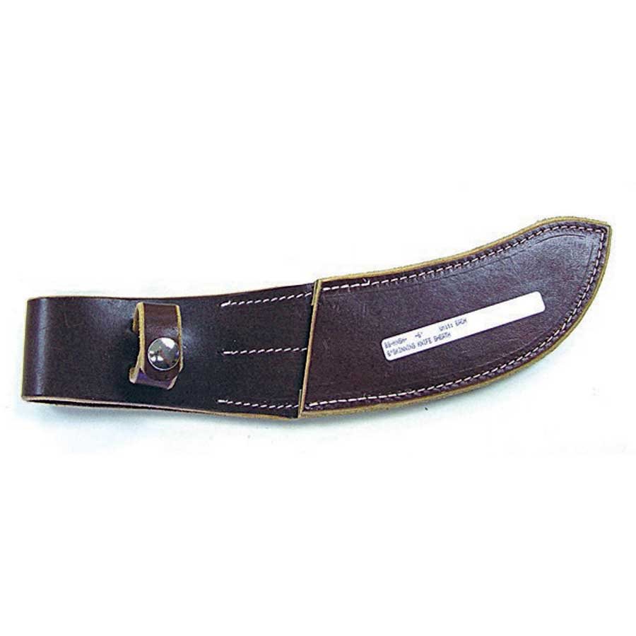 Leather Sheath For 5" Curved Skinning Knives