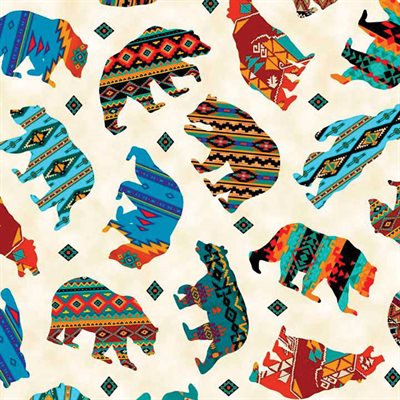 Bears, Horses - with Aztec Designs
