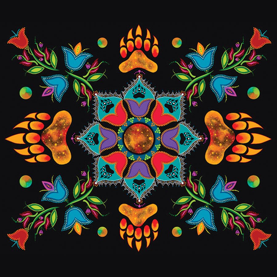 Fabric - Tracey Metallic #03 - Panel Black