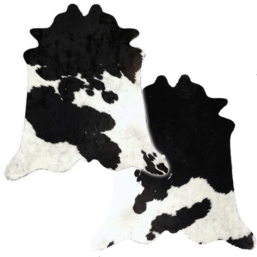 Black & White - Mini Cow Rugs