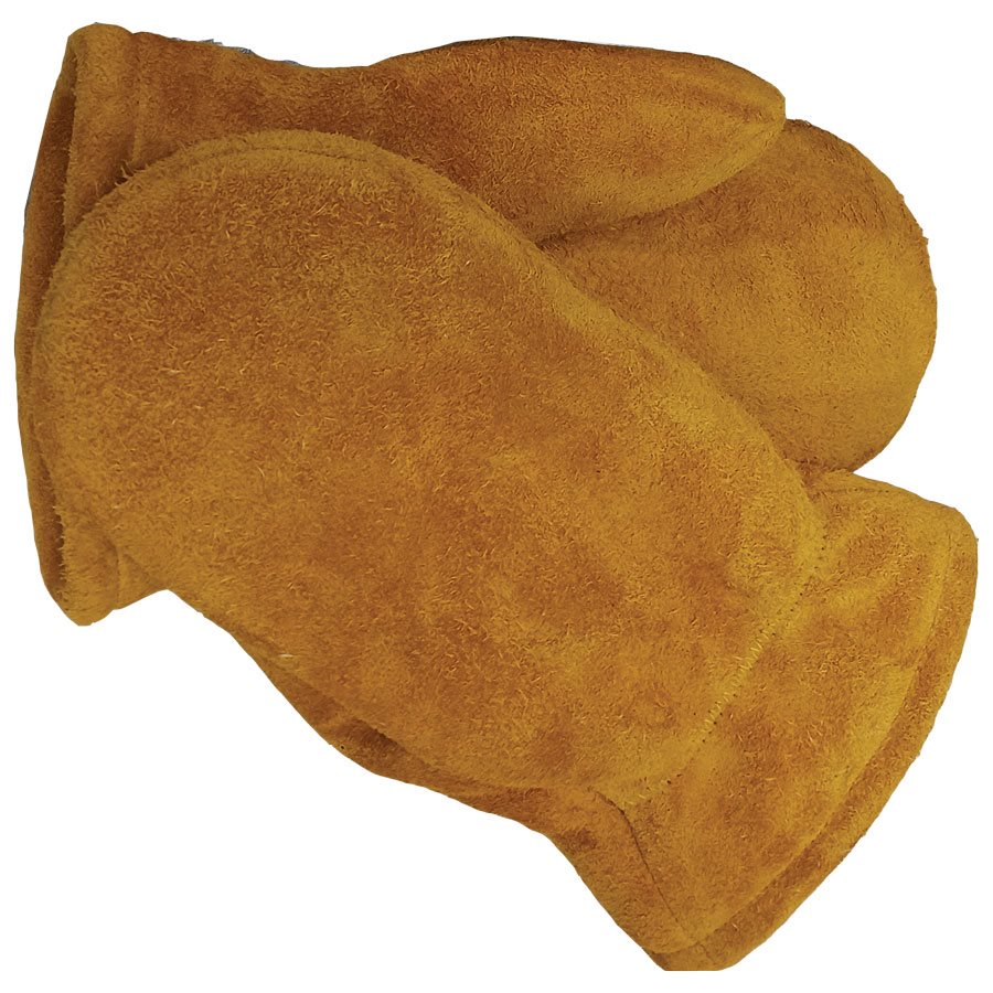 Reverse Bison Mittens Kit - Gold (for Ladies)