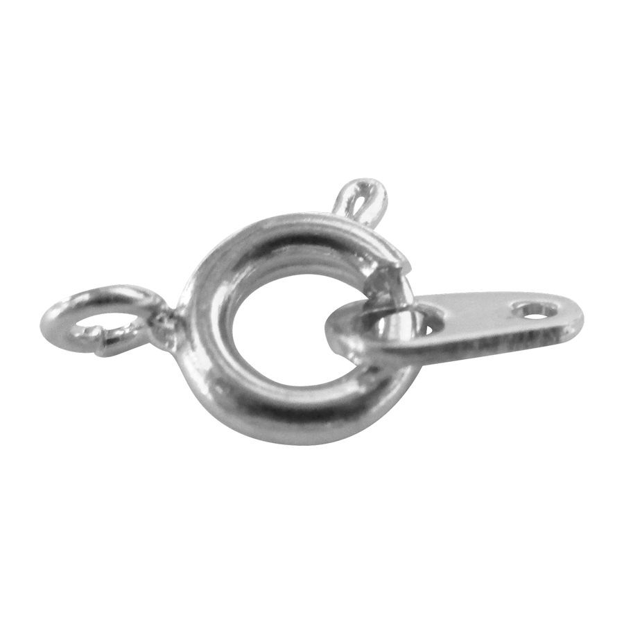 Spring Rings with TAG - Nickel