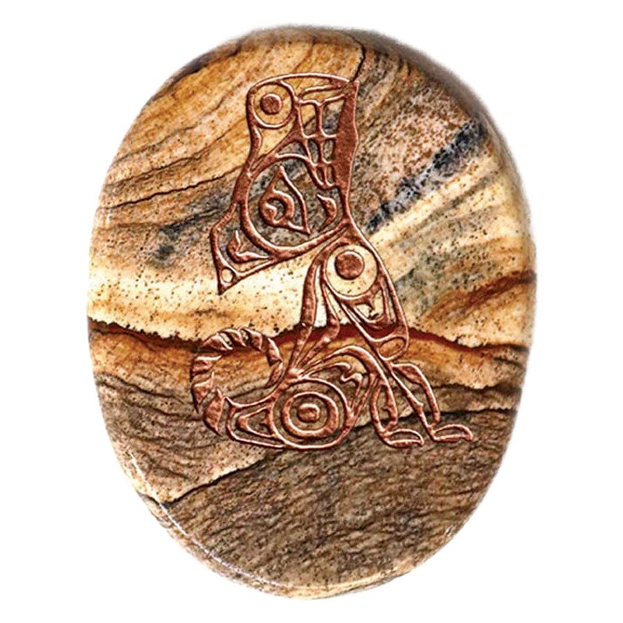 Spirit Stone - Picture Jasper (Wolf)